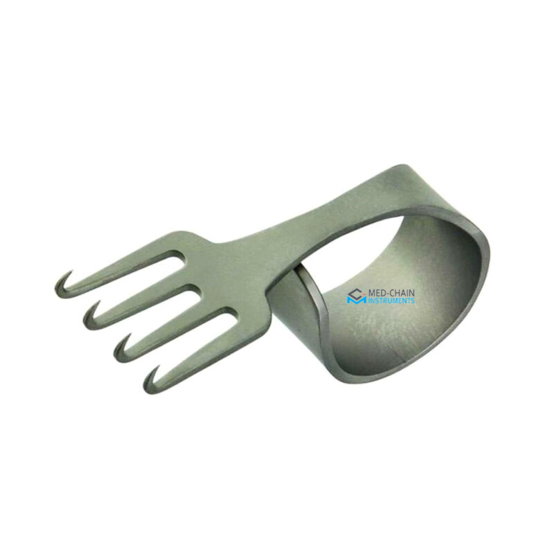 Freeman Mini Rake Retractor 4 Sharp Prongs 5cm