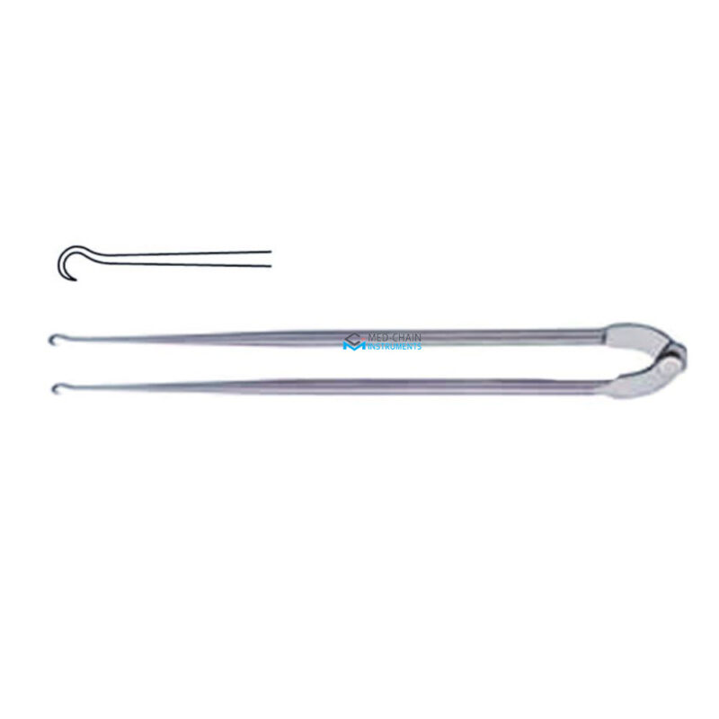 Humby Swivel Double Skin Hook 2 Prongs 11.5cm